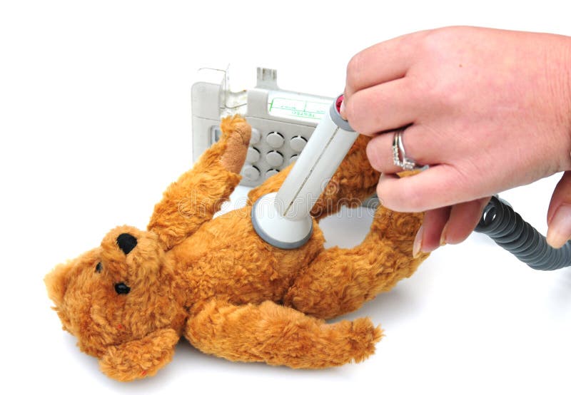 Poorly teddy bear stock image. Image of accident, bump - 6508317