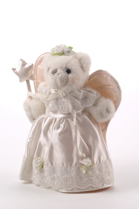 Teddy Tree Topper stock image. Image of dress, holiday, seasonal - 23105