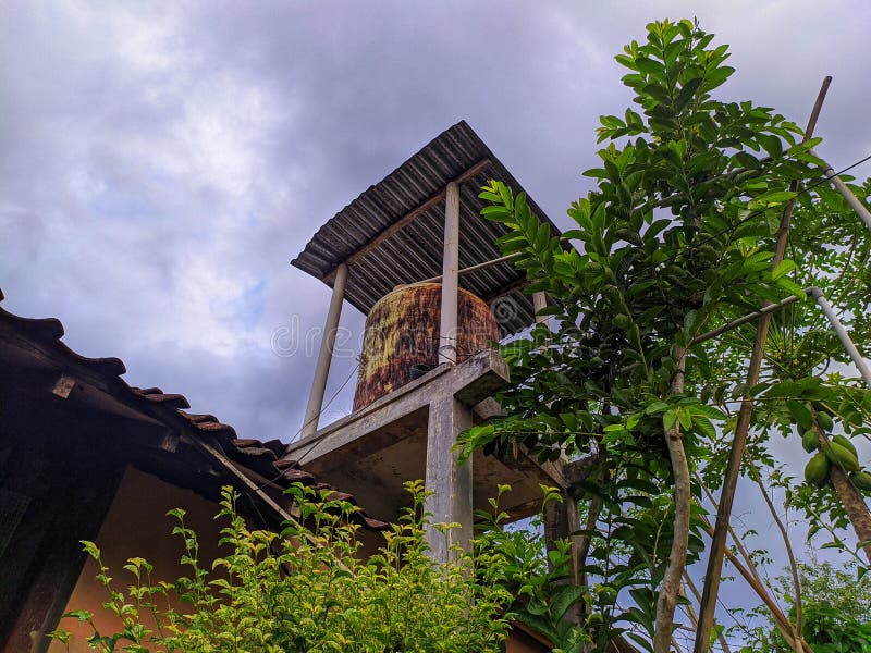 Tedmon is a Large Water Barrel Stock Image - Image of maintenance ...