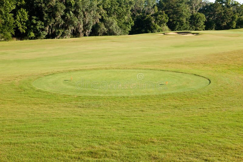 Tee Box stock image. Image of landscaped, lawn, manicured - 28045531