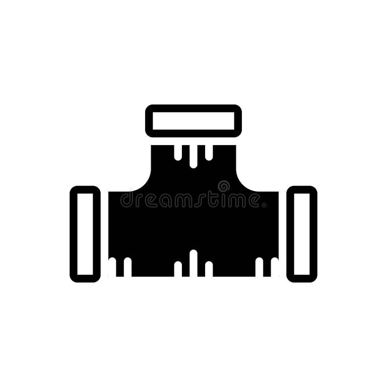 Black Solid Icon for Tee, Wooden Tee and Fairway Stock Vector ...