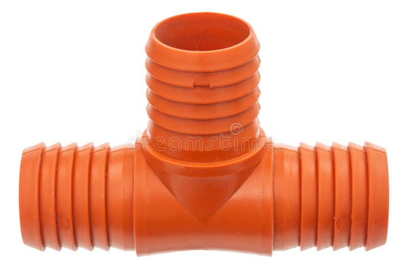 Tee Made of Plastic for the Installation of Water Pipes, for Connection ...