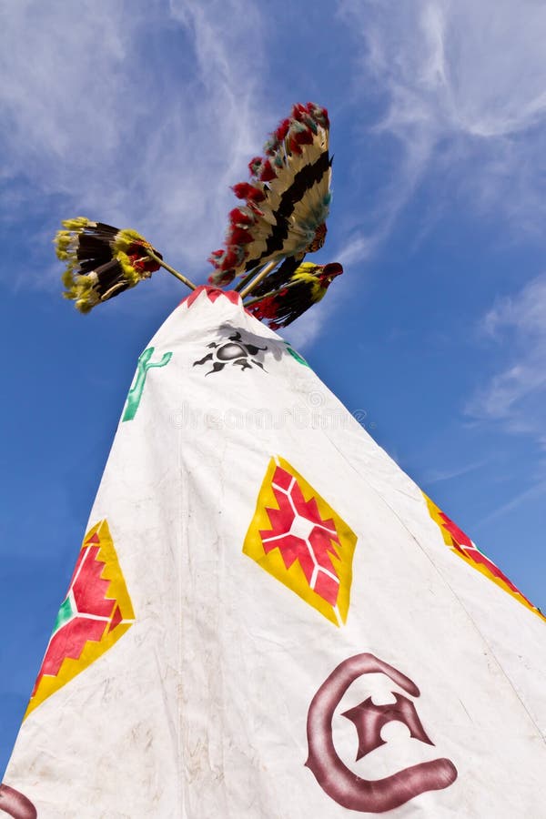 Tee pee stock image. Image of north, horizon, native - 17963861