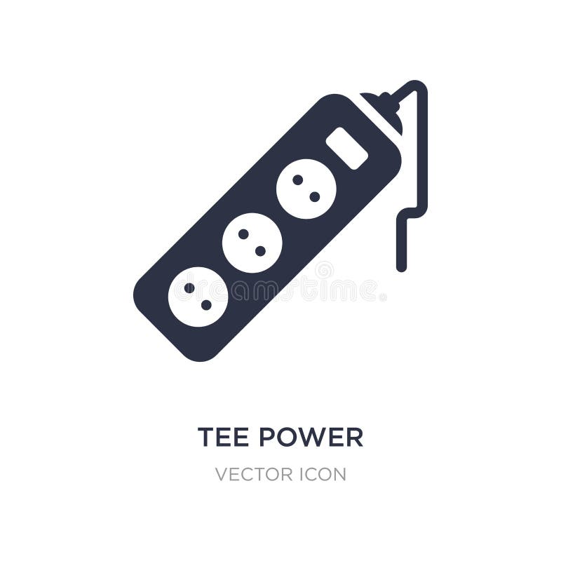 Tee Power Icon on White Background. Simple Element Illustration from ...