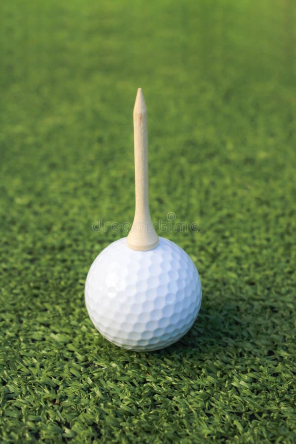 Tee set on golf ball stock image. Image of action, setting - 313537197