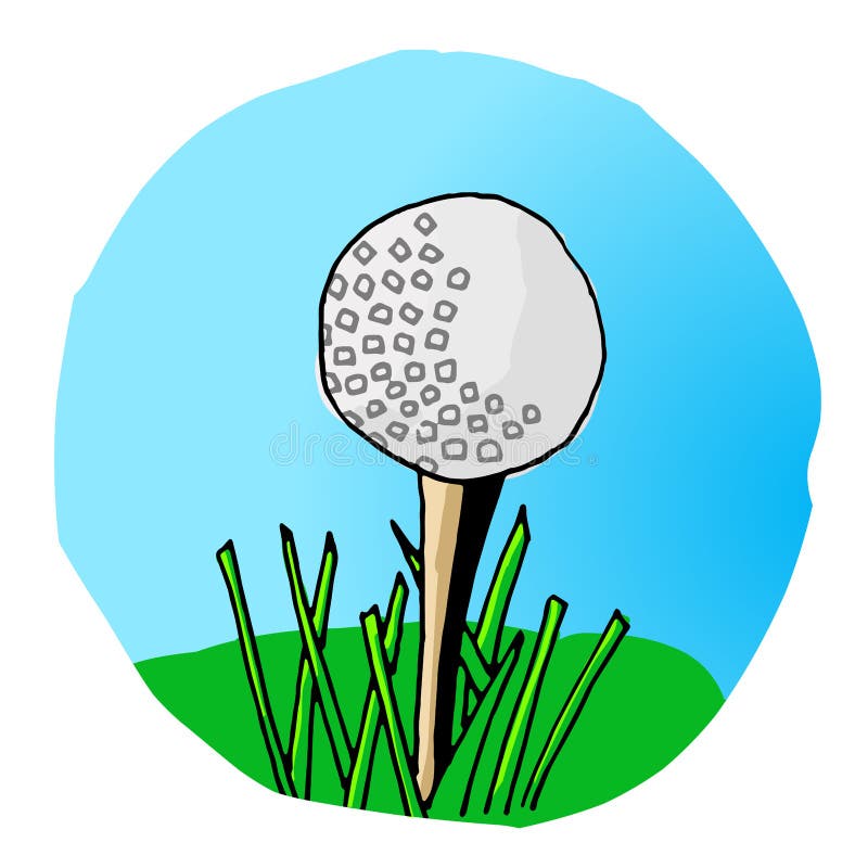 Golfer Accident - Golf Cartoons Series Number 2 Stock Illustration ...