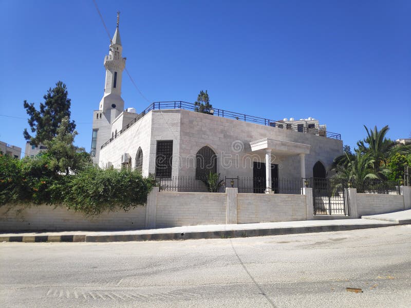 Teeba Mosque, Amman,Jordan , 9 Jul 2021 Stock Image - Image of ...