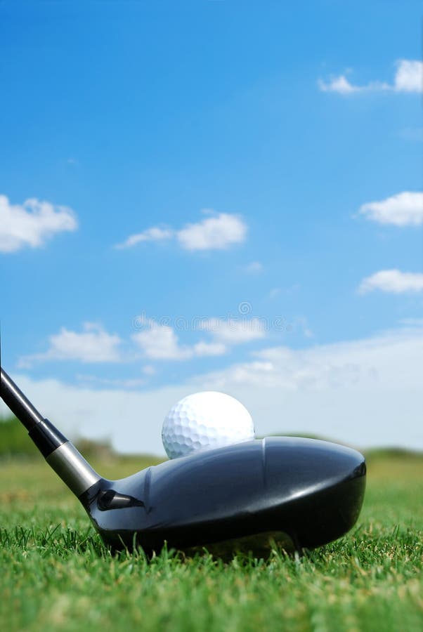 Teed Up stock image. Image of golfing, summer, grass - 16055917