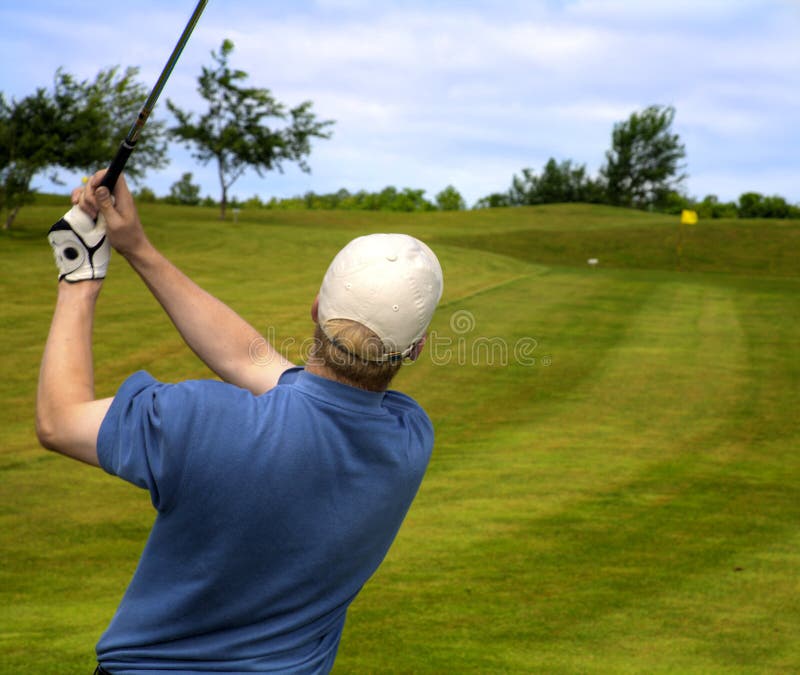 Teeing Off Swing stock photo. Image of hole, hazard - 118659906
