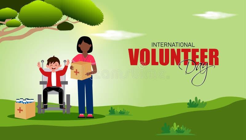 International Volunteers Day Stock Illustrations – 522 International ...