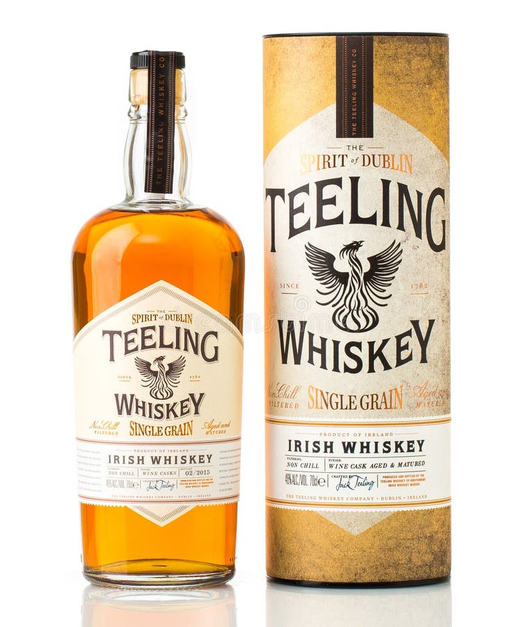 Teeling Single Grain Irish Whiskey Editorial Photo - Image of distilled ...