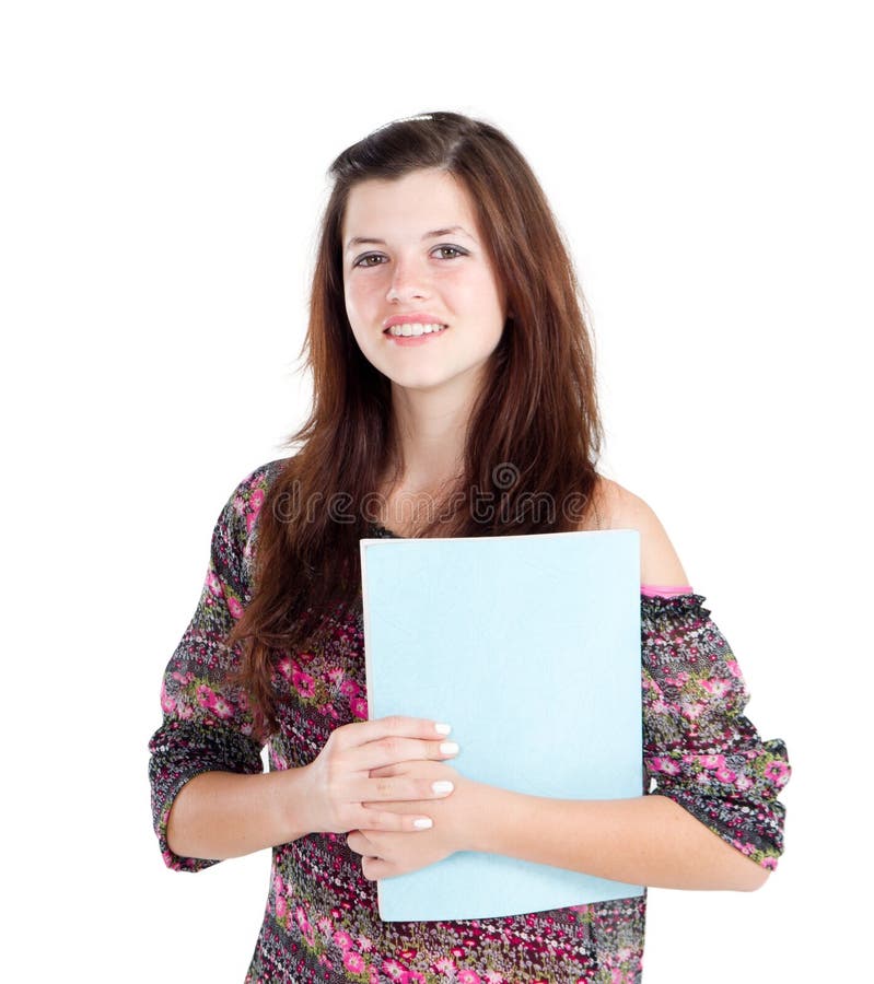 Student girl with books stock photo. Image of beautiful - 26142916
