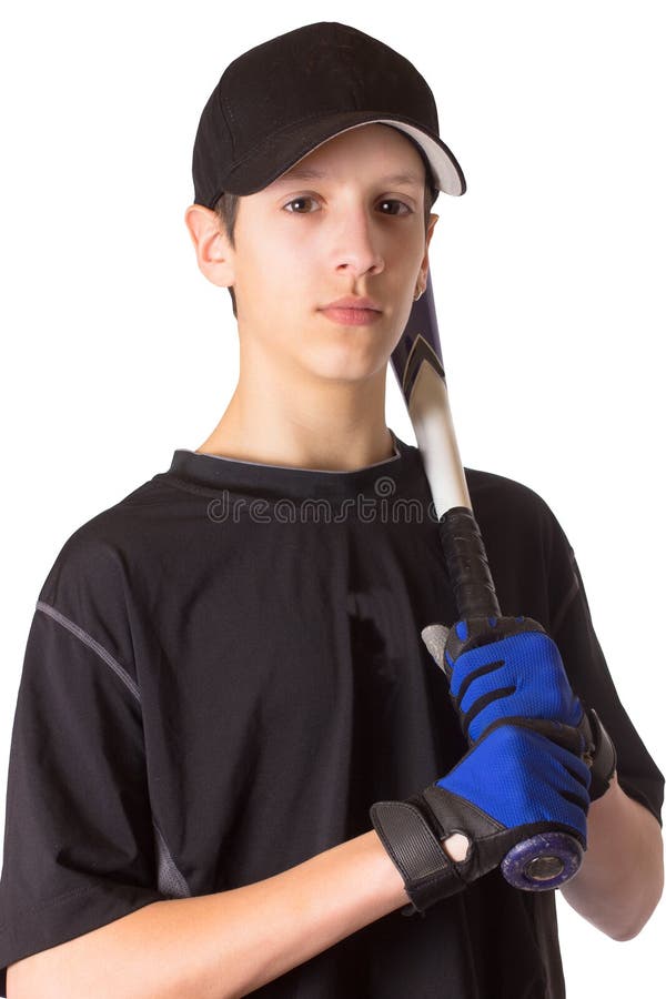 Teen Boy Baseball Player stock photo. Image of serious - 18759390