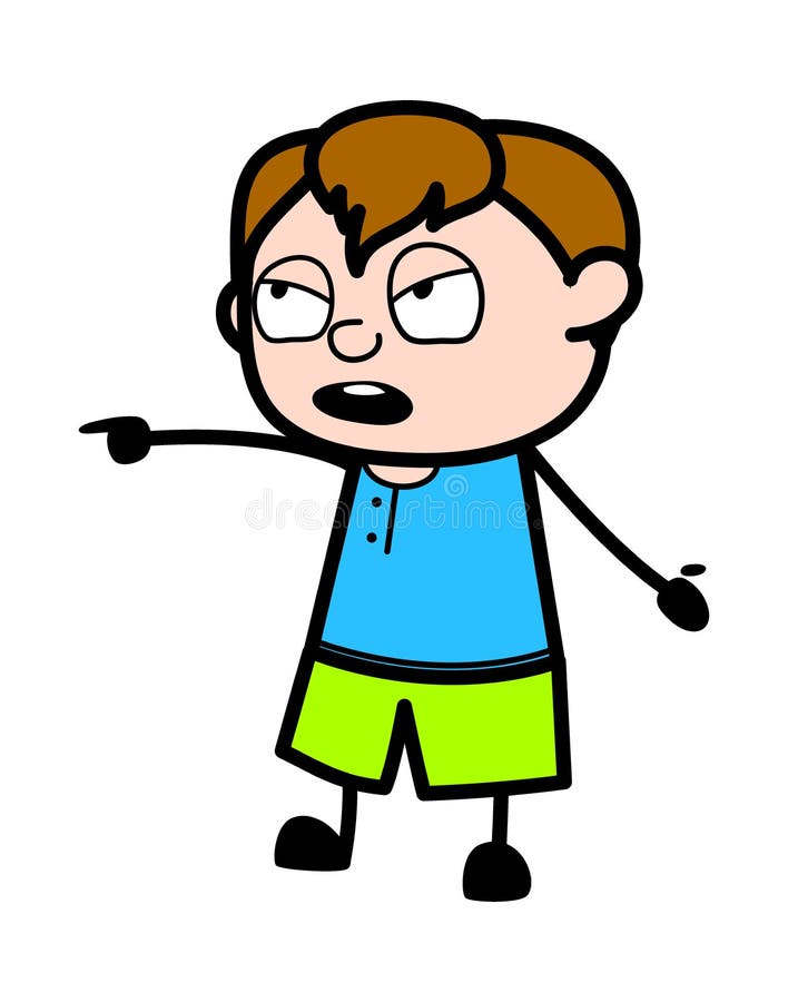 Boy Pointing Cartoon Stock Illustrations – 6,019 Boy Pointing Cartoon ...