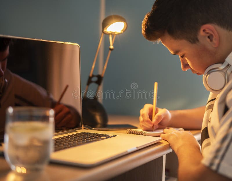 Teen Boy Writing Diary Stock Photos - Free & Royalty-Free Stock Photos ...