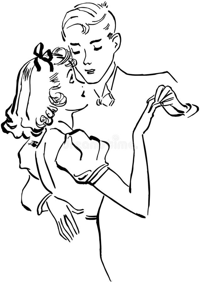 Dancing couple stock vector. Illustration of isolated - 27994105