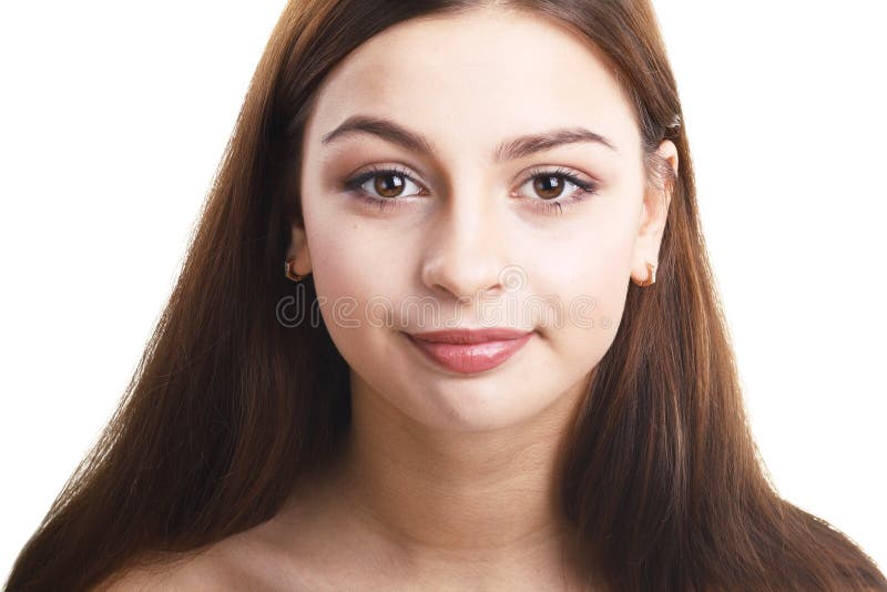 Teen face portrait stock photo. Image of cosmetics, natural - 38329556