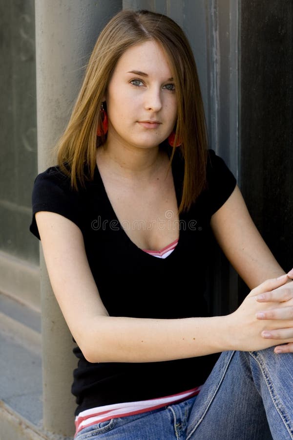 Teen fashion model stock photo. Image of fashion, brunette - 2436586