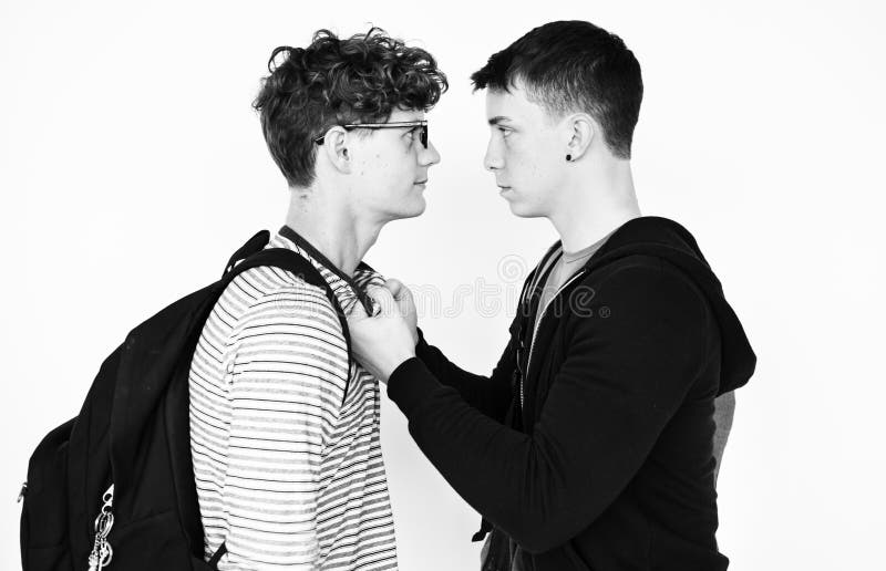 Teen Fight Anger Conflict Violence Aggression Stock Photo - Image of ...