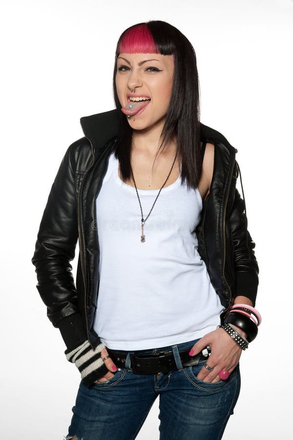Cool teen girl stock photo. Image of septum, accessories - 19431996