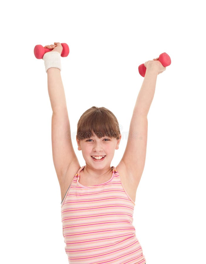 Teen girl exercise stock image. Image of healthy, forwardness - 19029171
