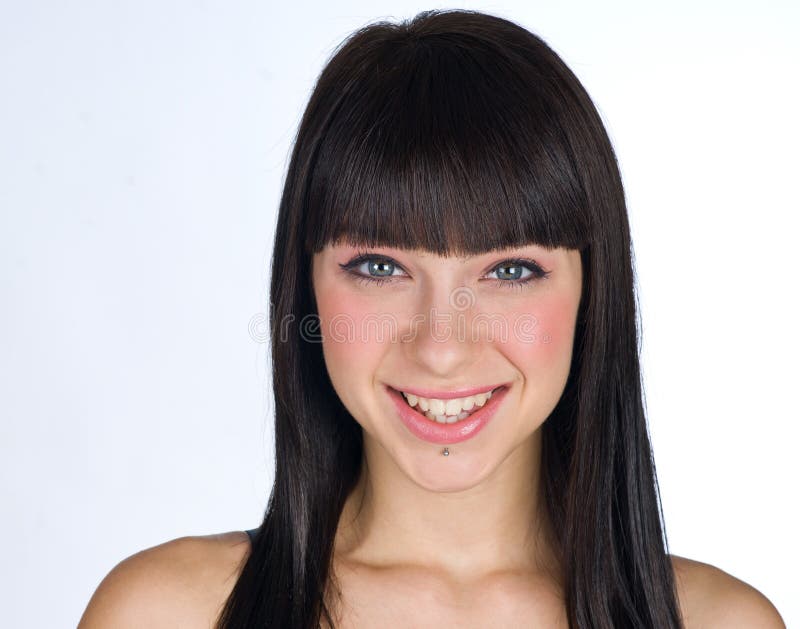 Teen girl face stock photo. Image of hair, woman, expression - 11858114