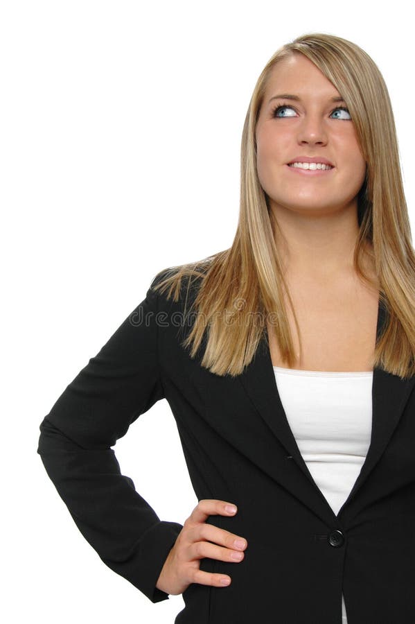Teen girl on formal attire stock image. Image of executive - 3205983