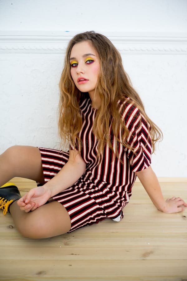 Teen girl model stock image. Image of cool, style, portrait - 106640601