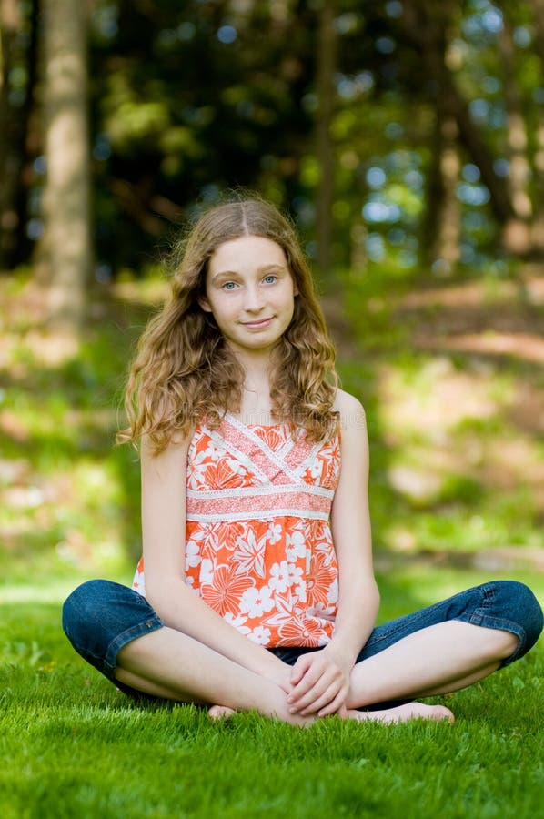 Teen girl and her horse stock photo. Image of close, back - 19722720