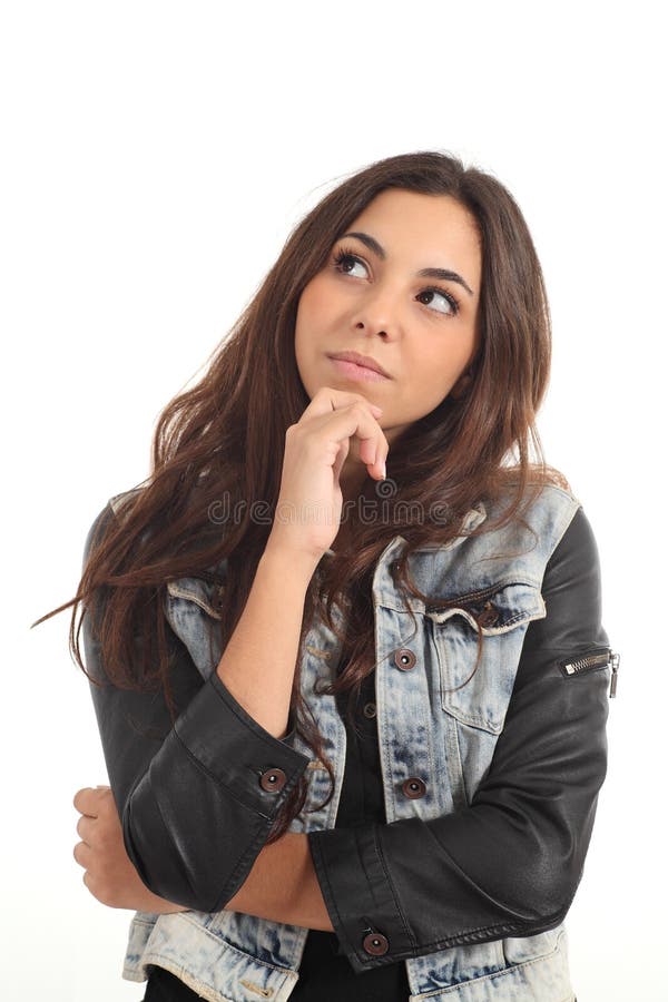 Thinking Teenager stock image. Image of thinking, youth - 30730423