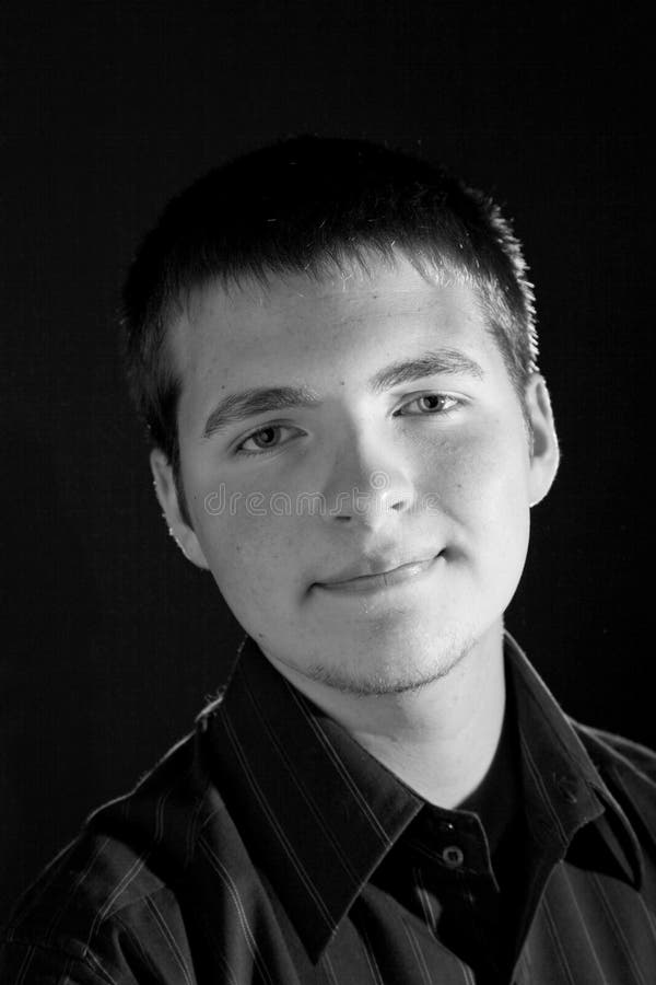 Teen Male Portrait stock photo. Image of posing, person - 7106912
