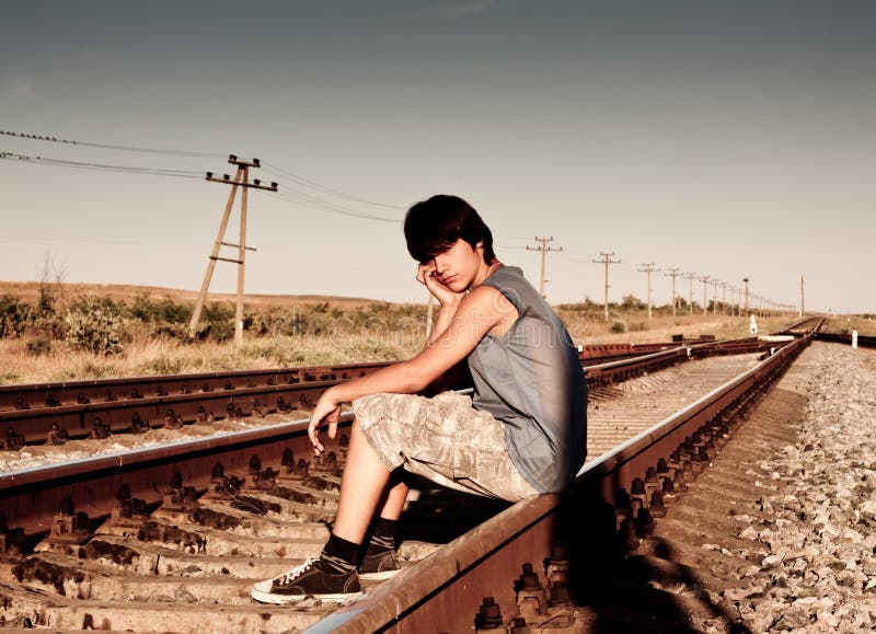 Teen problems stock image. Image of guilt, rucksack, freedom - 18152379