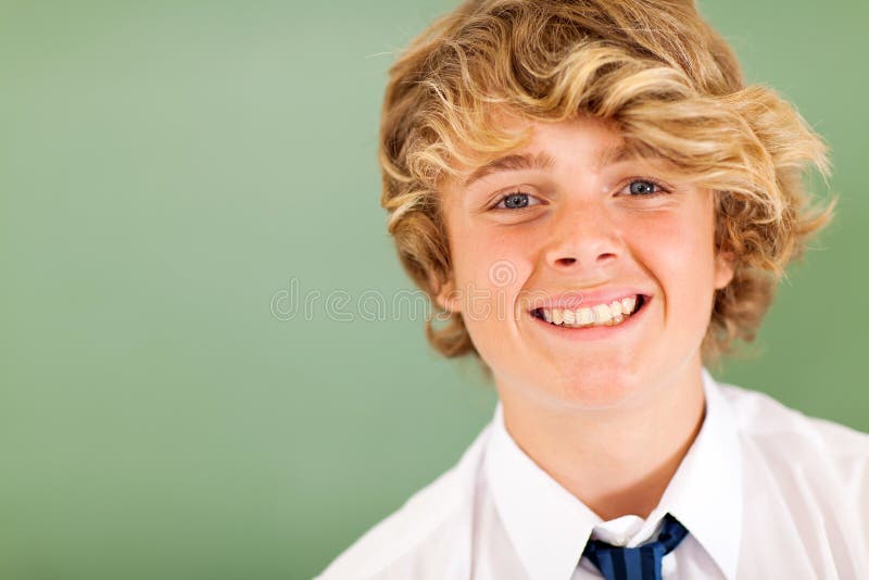 Teen student closeup stock photo. Image of smiling, portrait - 29699062