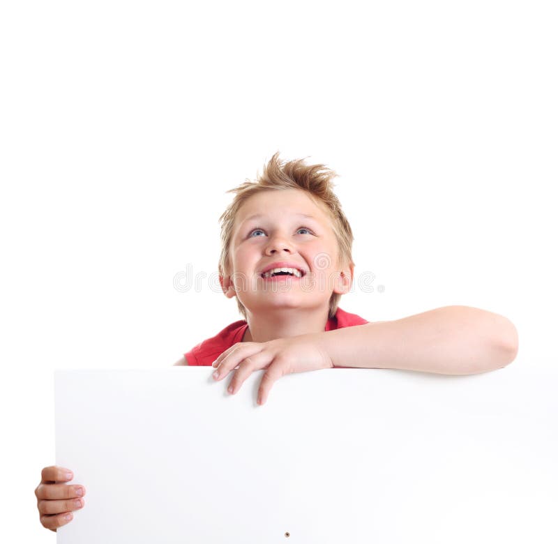 Teenage boy looking up. stock photo. Image of poster - 31500272