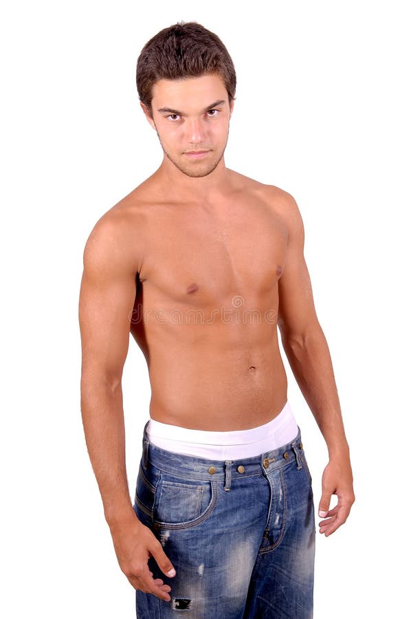 Unzipped Pants stock image. Image of shirtless, zipper - 18211241