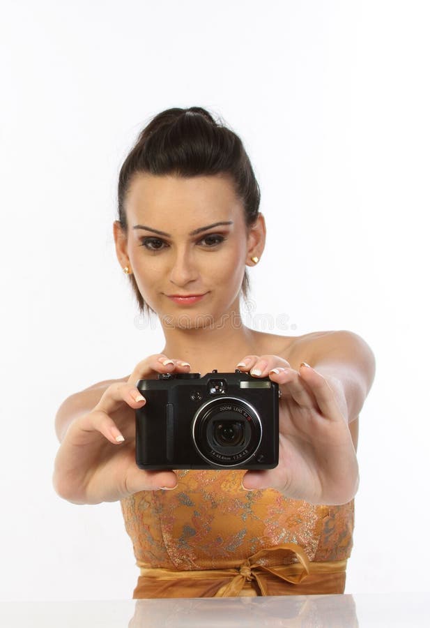 Camera Lady stock photo. Image of photographer, capture - 1897684