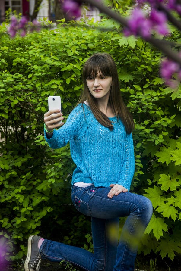 Teenage girl make selfie stock photo. Image of portrait - 132871226 Teenage girl make selfie stock photo. Image of portrait - 132871226