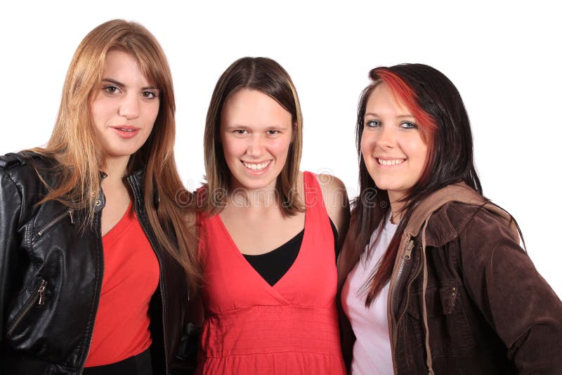 Girls Teenage Hip Hop Dance Trio Stock Image - Image of artistic ...