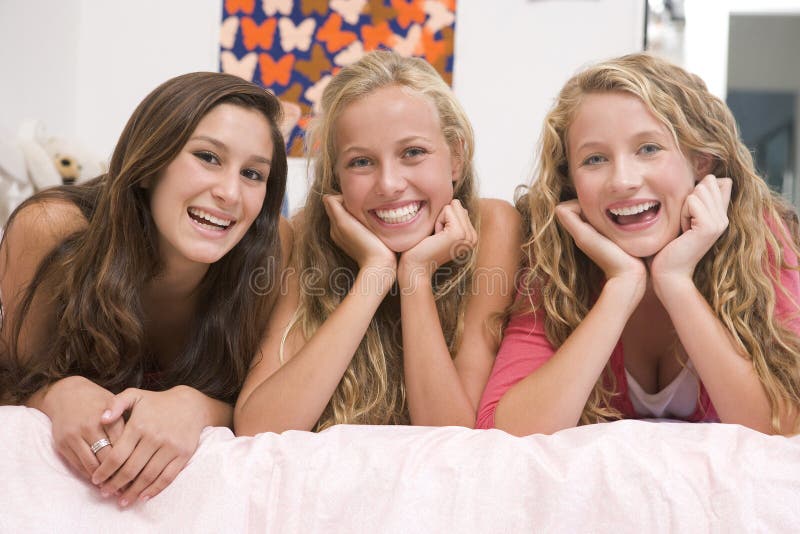Teenage Girls Having Fun stock photo. Image of head, enjoying - 6883550