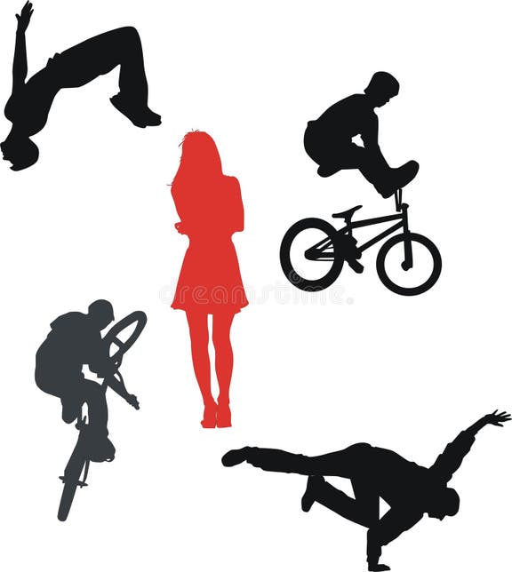 Teenager stock illustration. Illustration of stunt, computer - 3768650