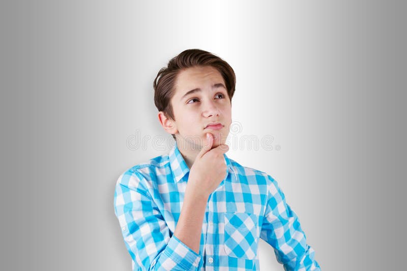 Teenager Being Doubtful Thinking Something Stock Photos - Free ...