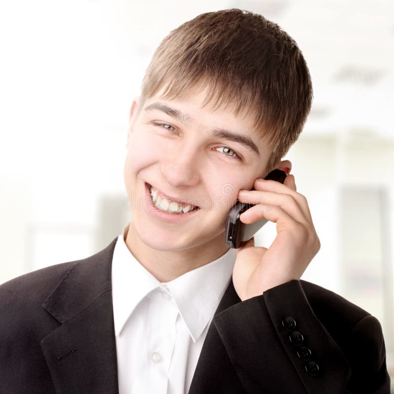 Teenager with Cellphone stock photo. Image of cellphone - 40827546