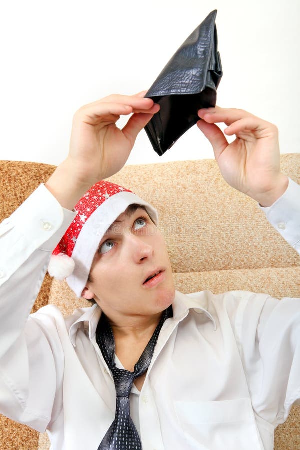 Teenager checks the Wallet stock photo. Image of frustration - 46587274