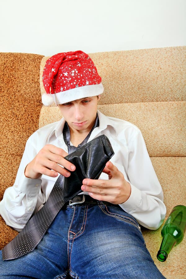 Teenager checks the Wallet stock image. Image of necktie - 46587565