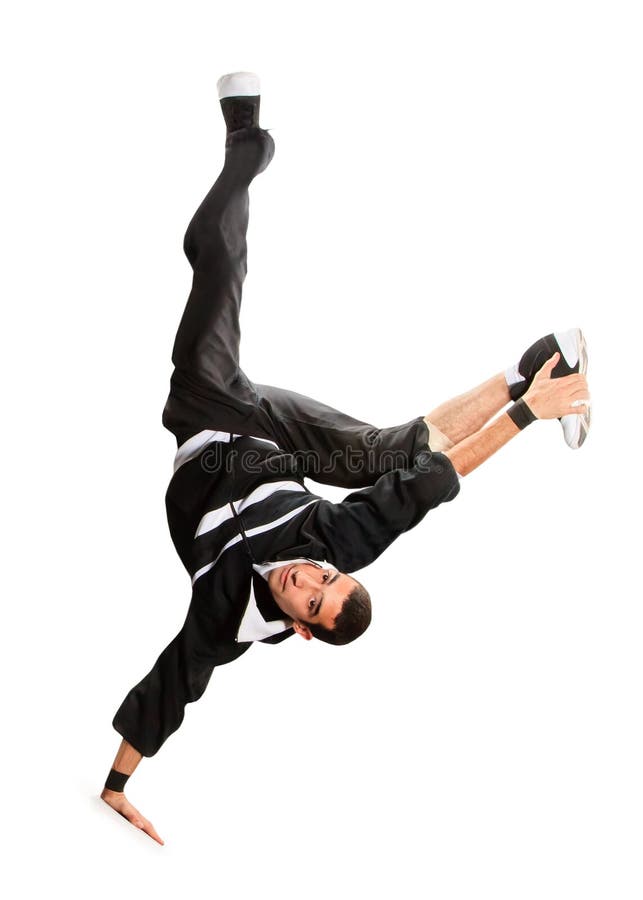 Teenager Dancing Break Dance in Action Stock Photo - Image of fitness ...