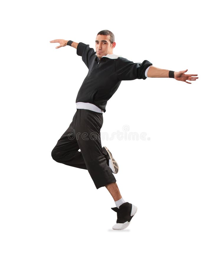Teenager Dancing Break Dance in Action Stock Image - Image of fashion ...