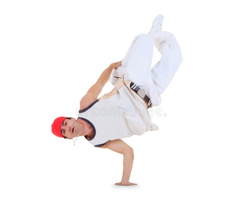 Teenager Dancing Break Dance in Action Stock Photo - Image of action ...