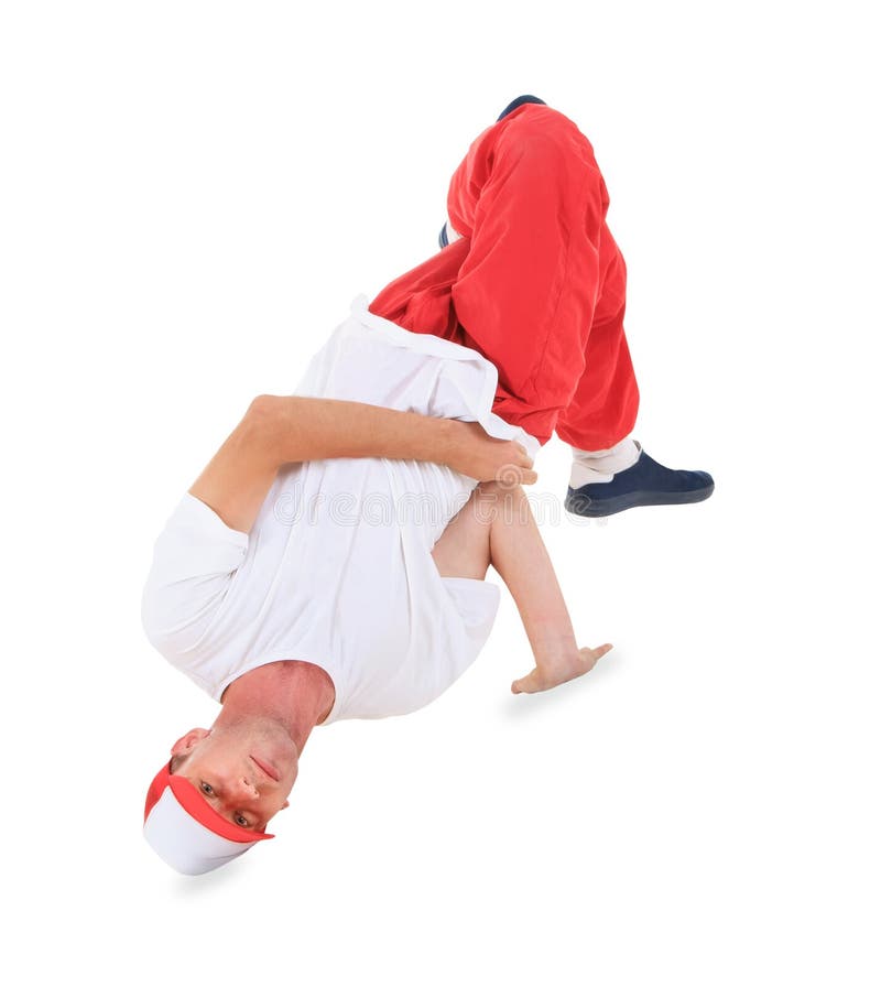 Teenager Dancing Break Dance in Action Stock Photo - Image of ...