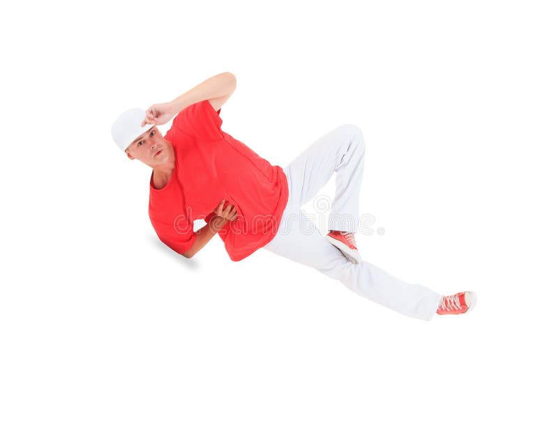 Teenager Dancing Break Dance in Action Stock Image - Image of modern ...