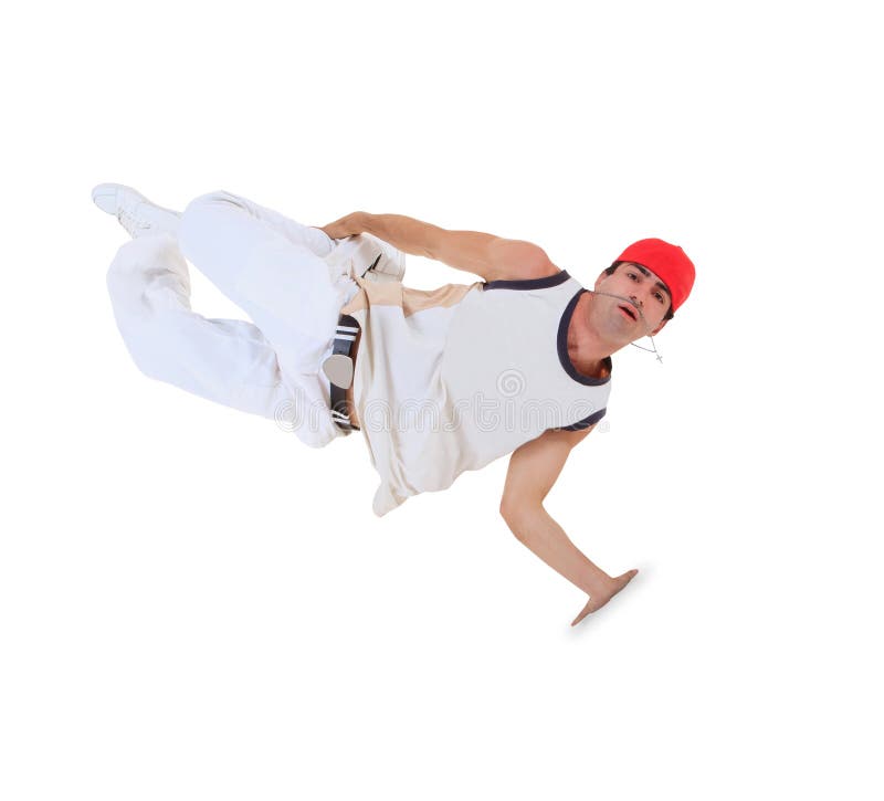 Teenager Dancing Break Dance in Action Stock Photo - Image of ...